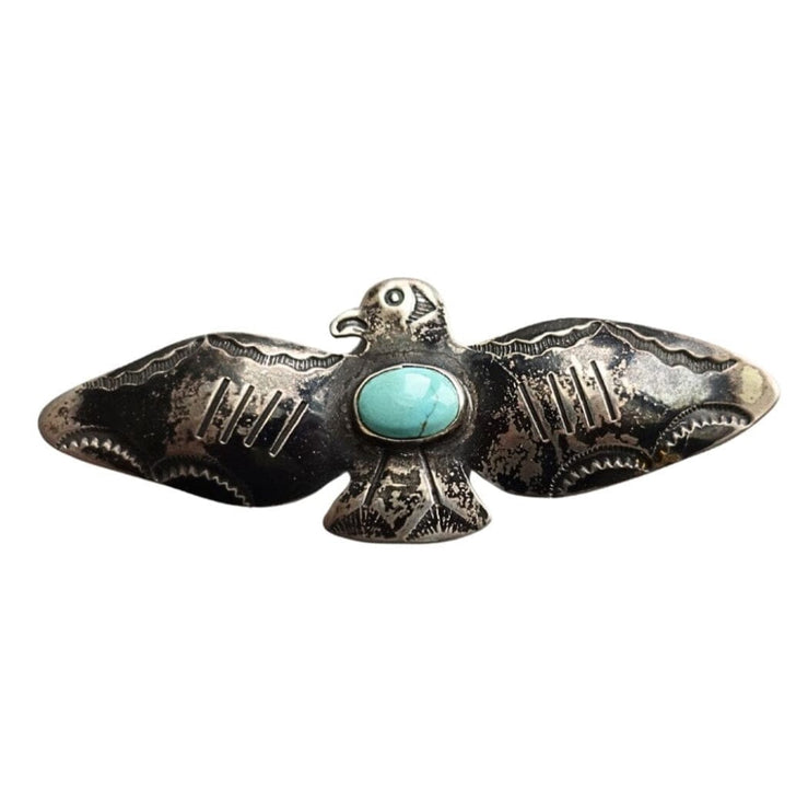 Fred Harvey Thunderbird Pin – Black Diamond Curio