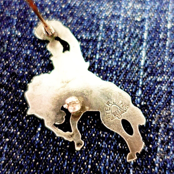 Vintage Cowboy Rodeo Pin Bell Trading Post – Black Diamond Curio