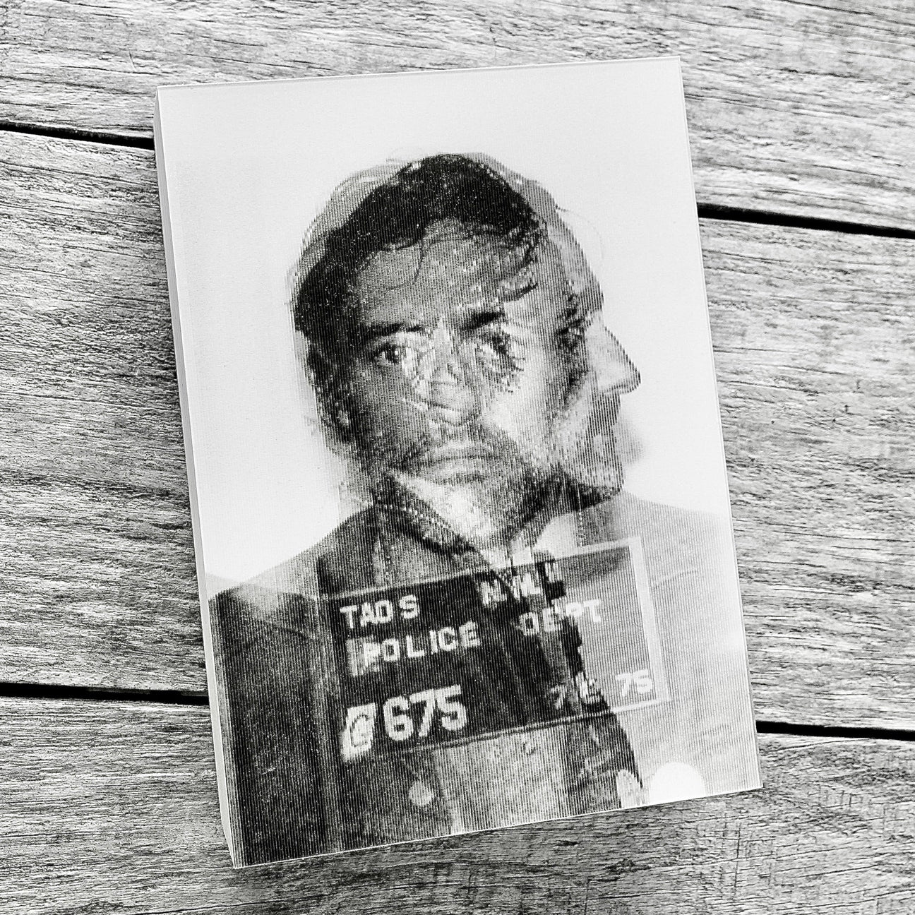 Dennis Hopper Mugshot in 3D Animation – Black Diamond Curio