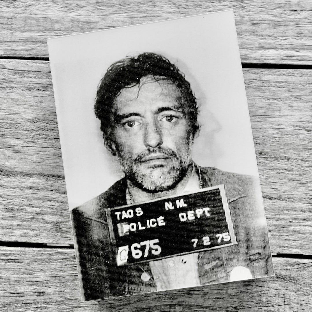 Dennis Hopper Mugshot in 3D Animation – Black Diamond Curio