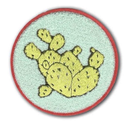 Prickly Pear Cactus Fuzzy Patch – Black Diamond Curio